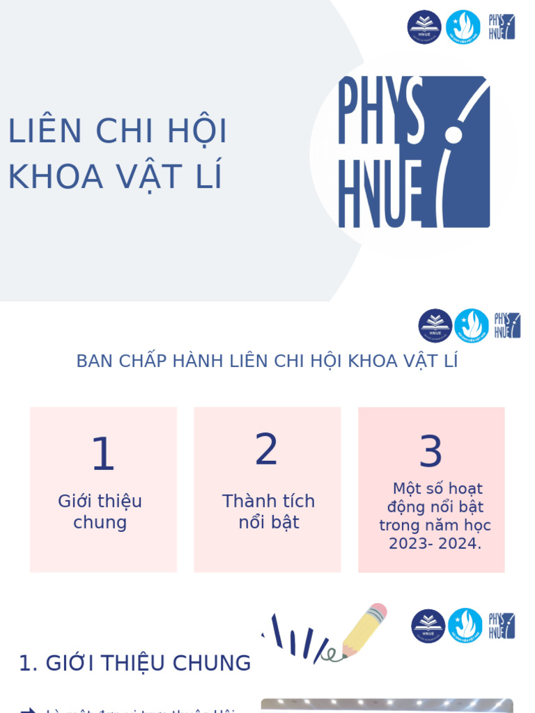 'Giới Thiệu Về LCH Khoa Vật Lí' With You | PDF