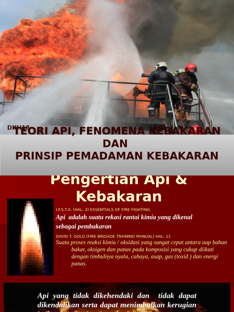 Teori API & Prinsip Pemadaman (Ak3u Ibis Set18) | PDF