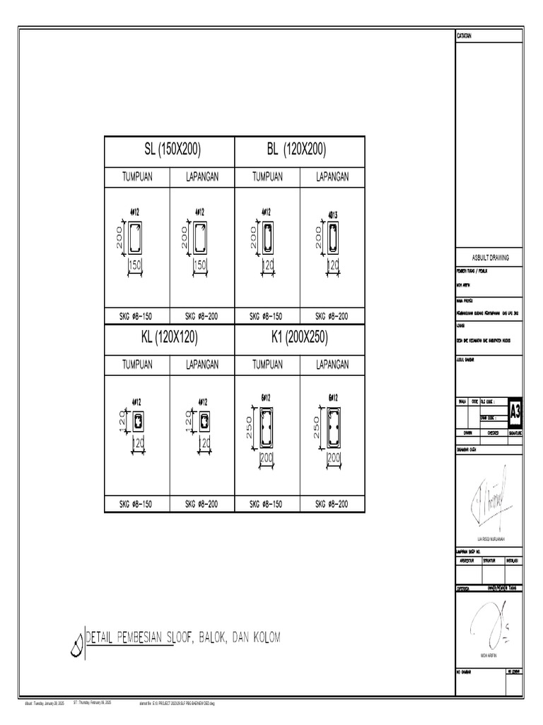 Asbuilt Drawing Specifications 2025 | PDF