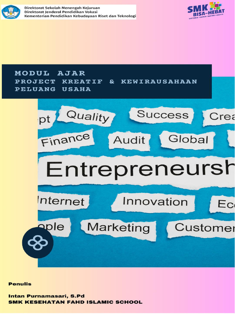 Modul Ajar Projek Kreatif Dan Kewirausahaan - Peluang Usaha - Fase F | PDF