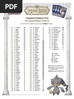 Legends Arceus Checklist - Pokedex | PDF | Pokémon
