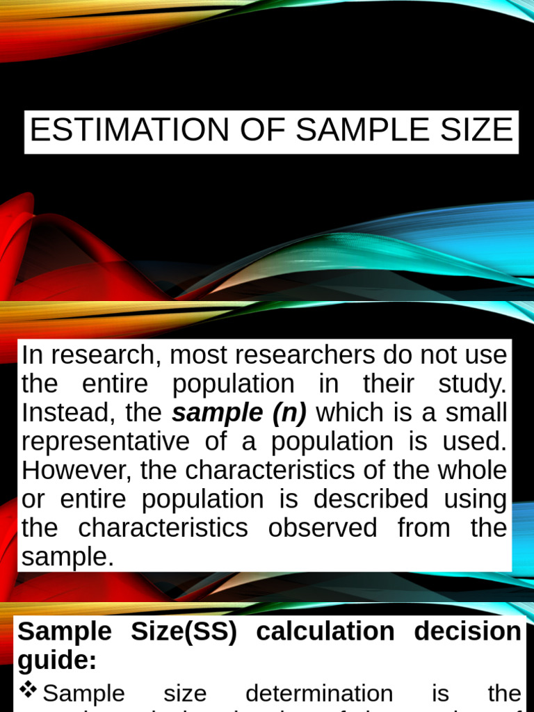 SAMPLE-SIZE-AND-SAMPLING | PDF | Sample Size Determination | Sampling ...