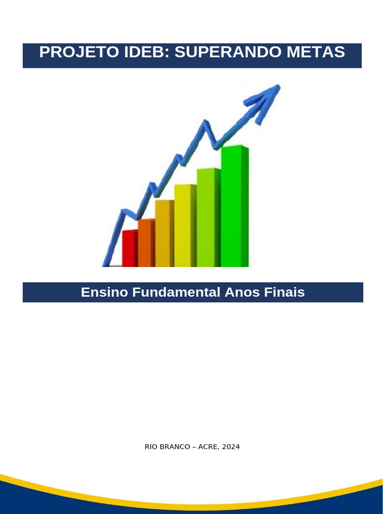 Projeto Ideb - 2024 | PDF | Pedagogia | Aprendizado