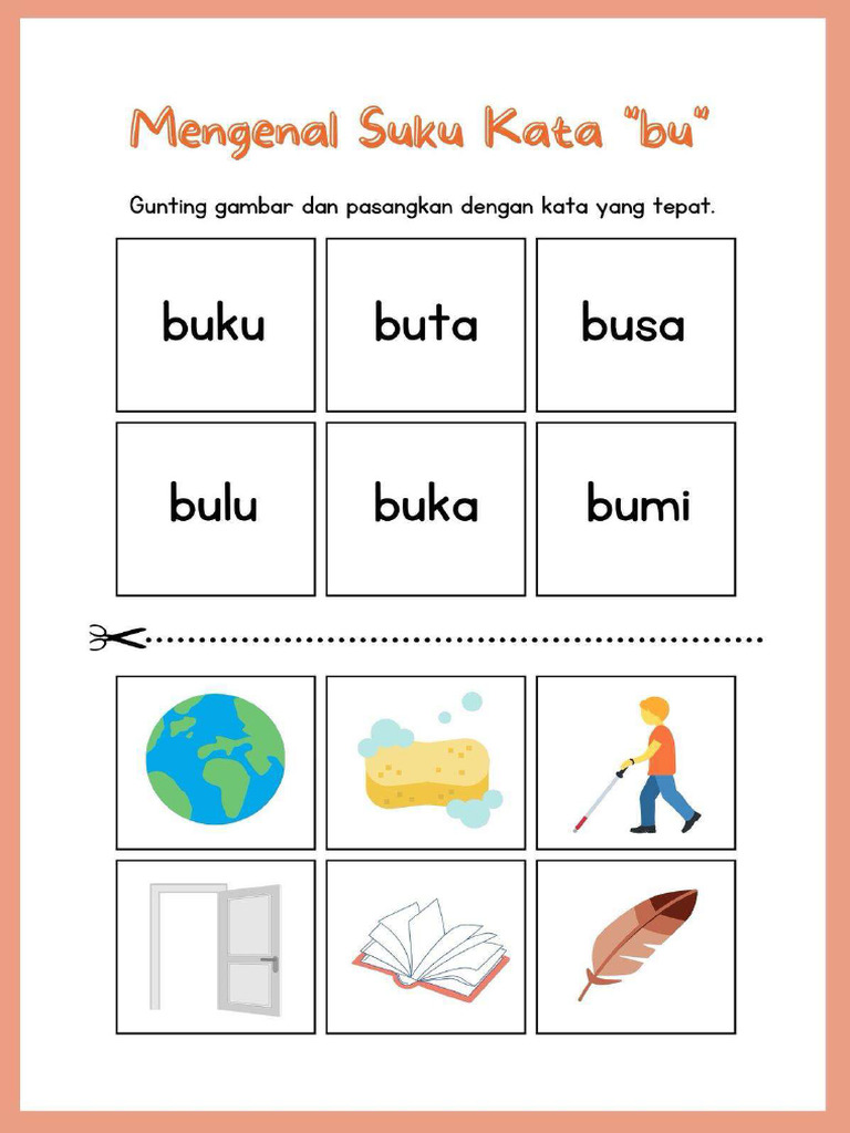 Mengenal Suku Kata BU | PDF