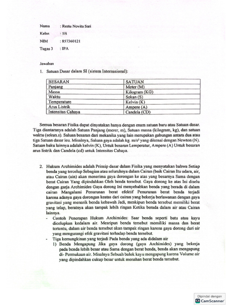 Tugas 3 IPA - RESTU | PDF