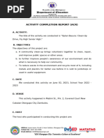 Clean Up Drive Activity Design Template | PDF