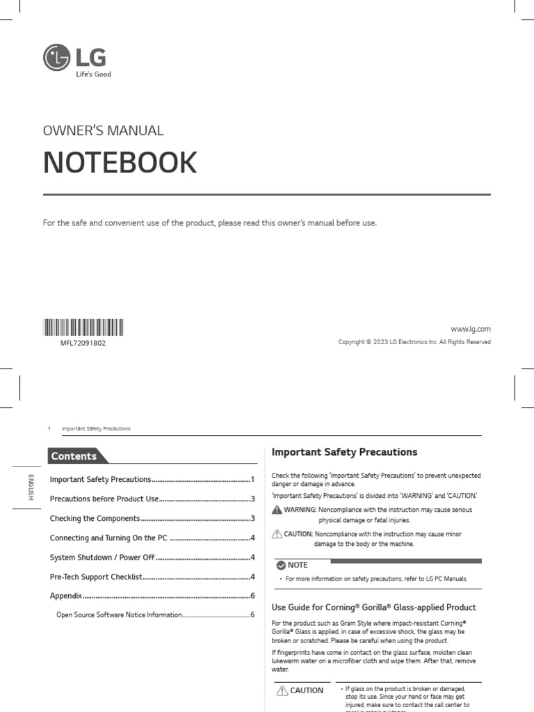 OS - Owner's Manual - EN - MFL72091802 - 231213 | PDF | Personal Computers | Usb
