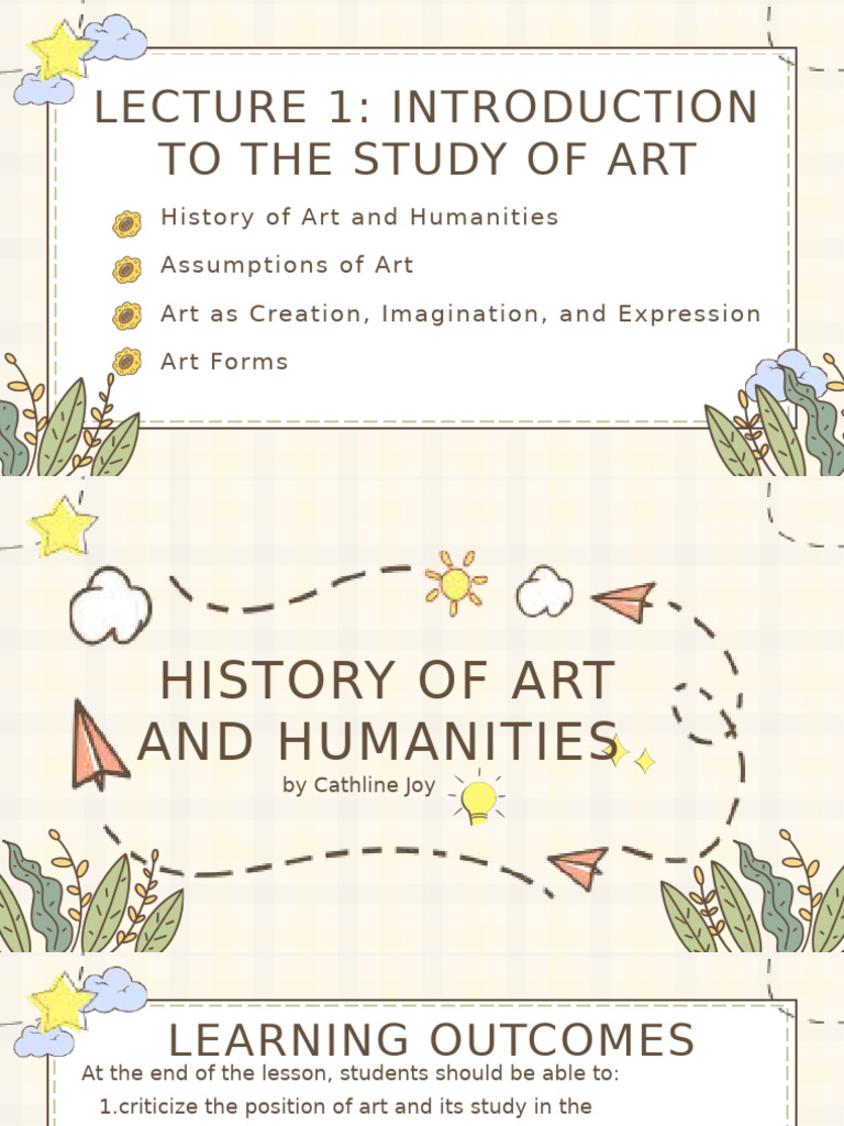 L1.1 History of Art and Humanities | PDF | Humanities | Liberal Arts ...