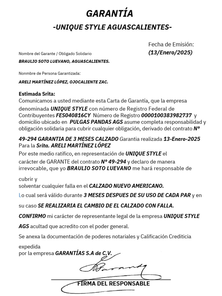 Gar Ant Í A Are Li Martinez Lopez | PDF