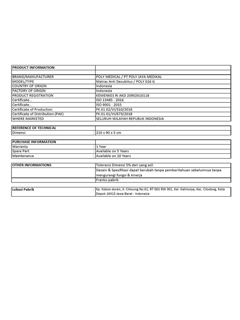 Poly 016 G (Spec) | PDF