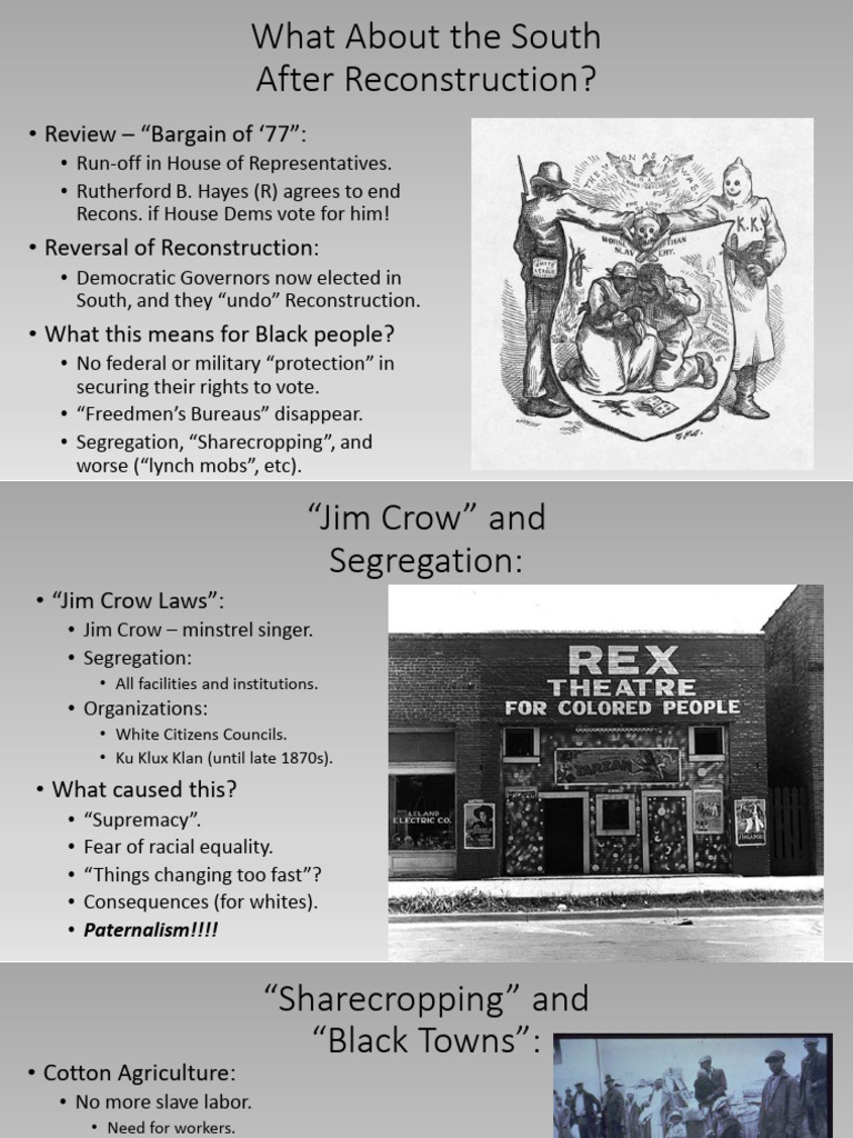 African Americans (post Reconstruction) (1) | PDF | Reconstruction Era ...