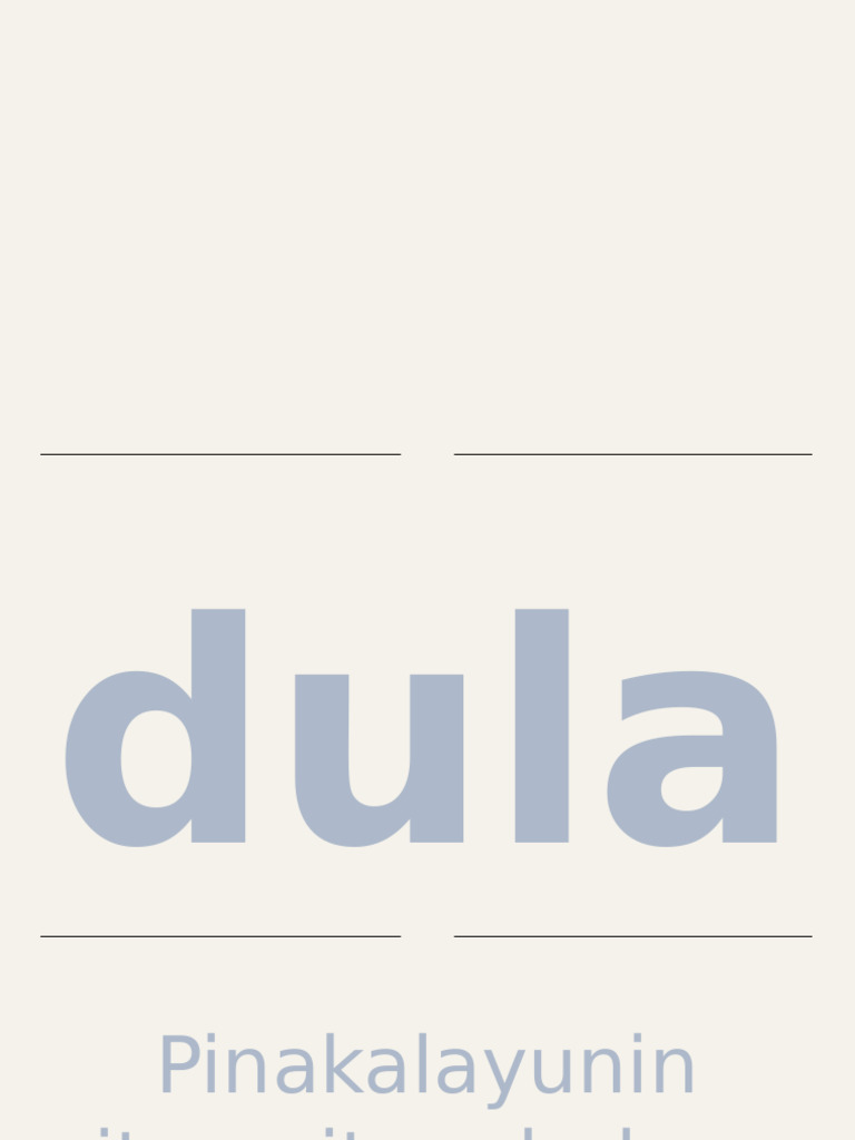 Dula | PDF