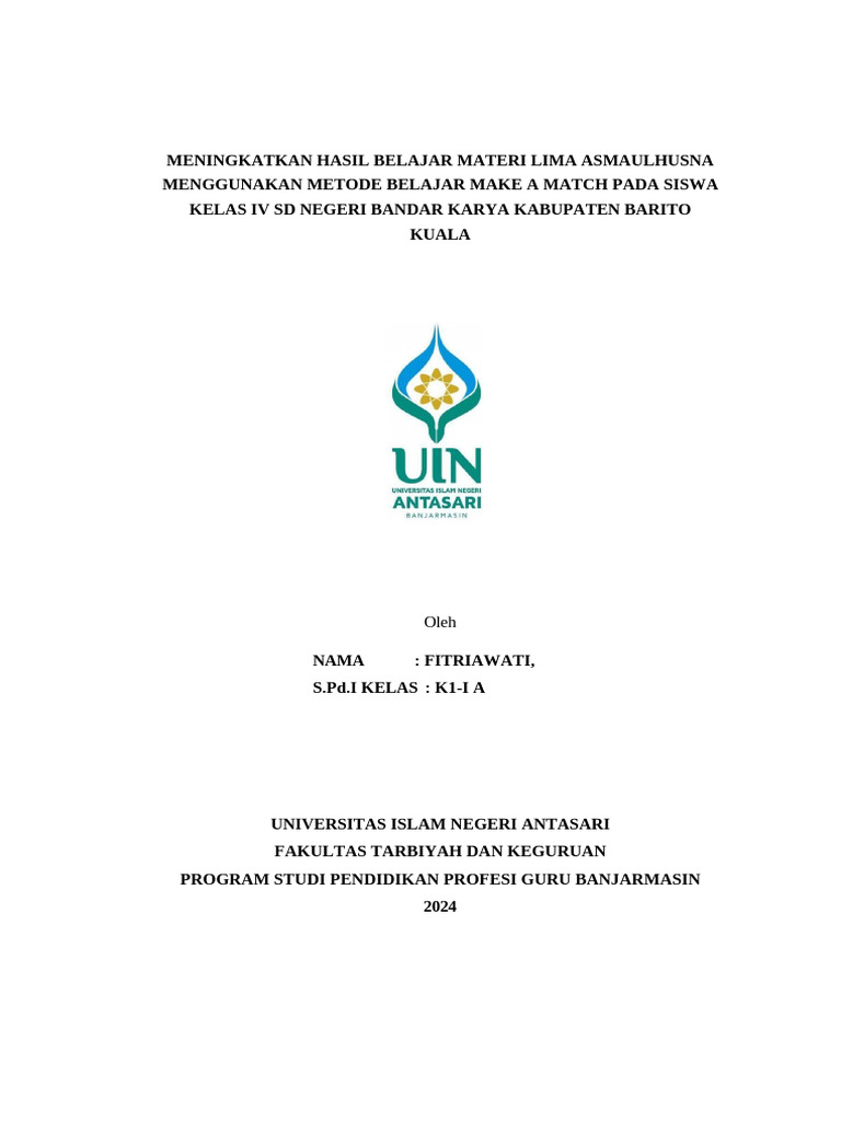 LK 8 PROPOSAL PTK - Compressed | PDF