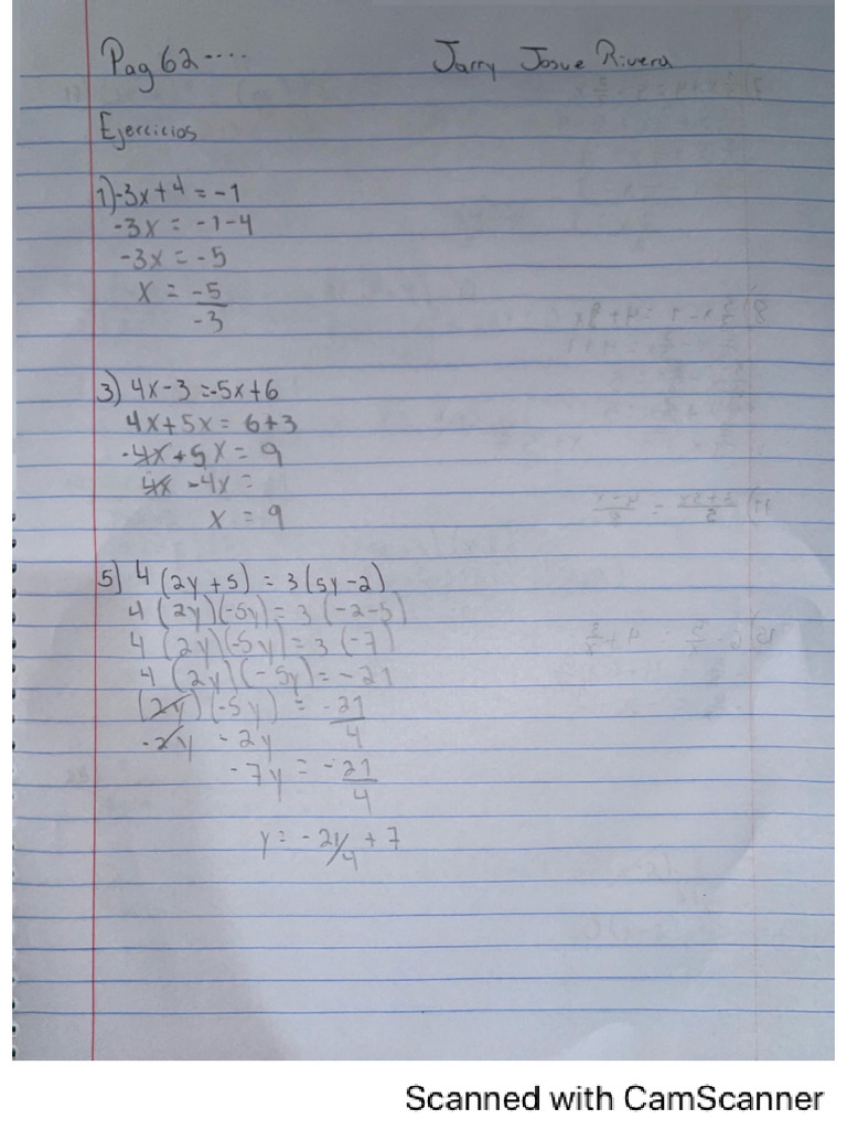 Jarry Josue Rivera. Matematic | PDF