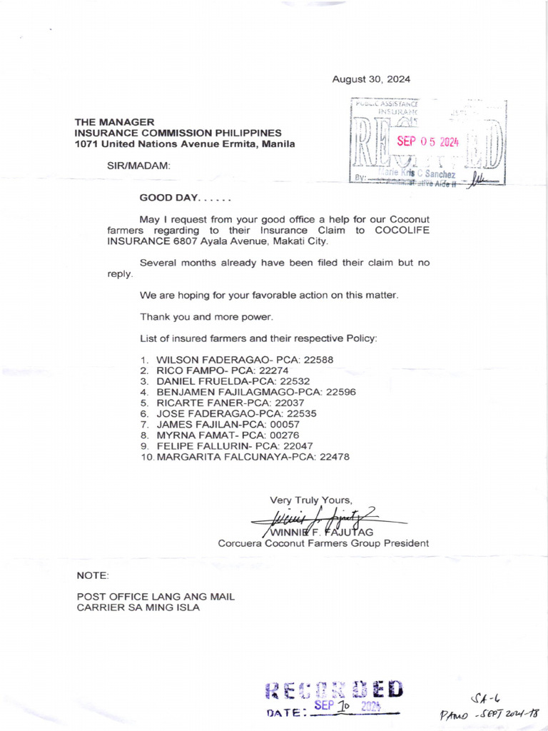 Faderagao Etal. Vs Cocolife | PDF