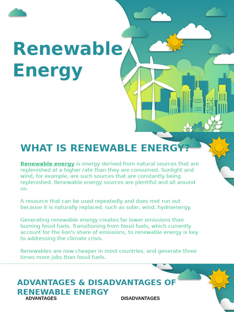 Renewable Energy Resources Group3 | PDF | Renewable Energy | Solar Energy