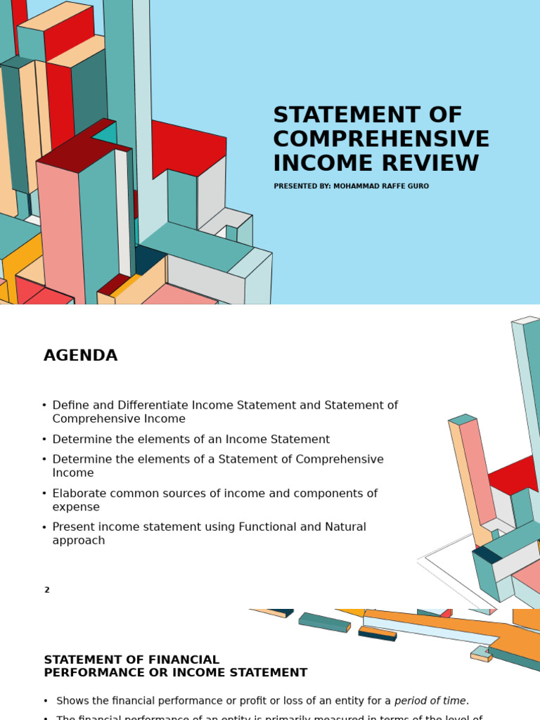 Statement of Comprehensive Income Review | PDF | Cost Of Goods Sold ...