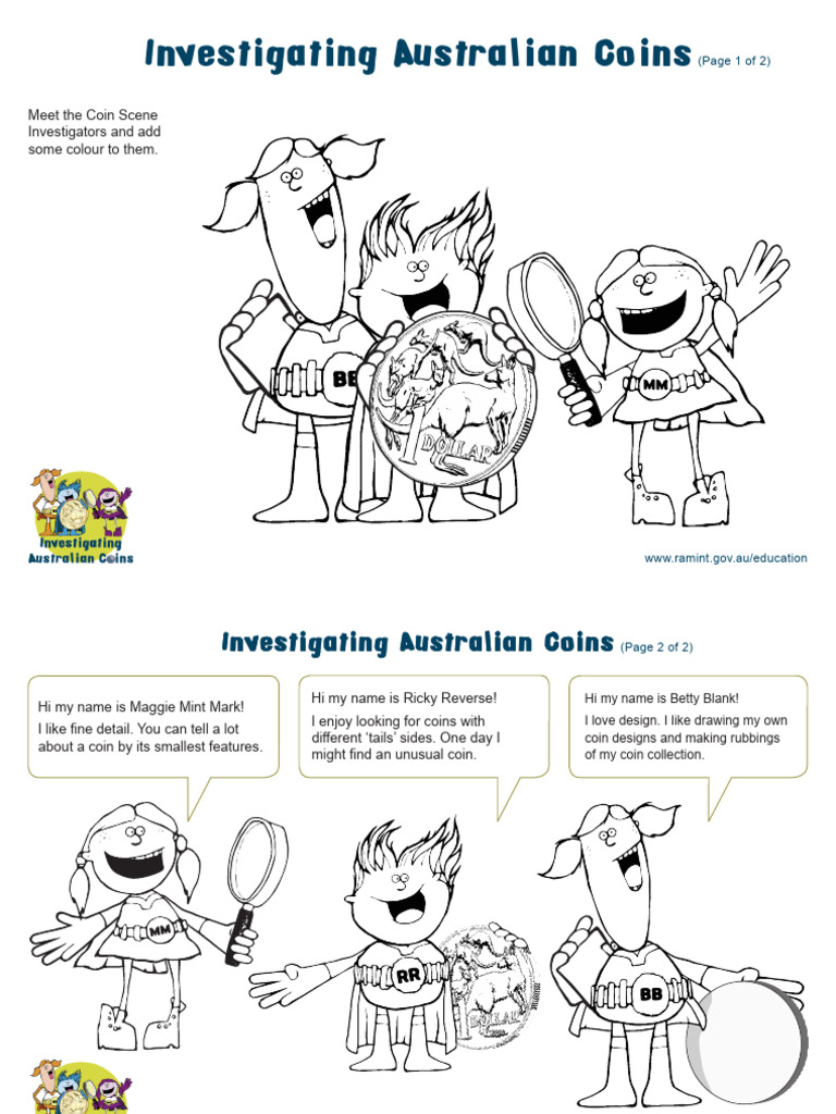 Exploring Australian Coins for Kids | PDF | Penny (United States Coin ...