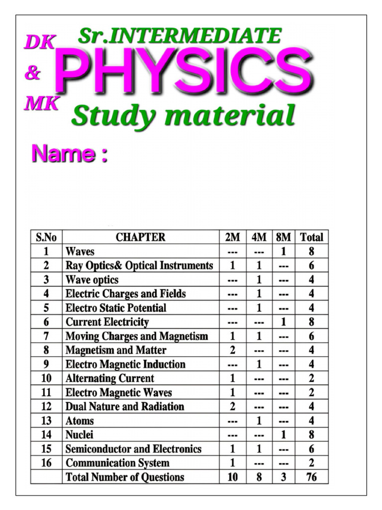 Krishna Physics 1 (6) | PDF | Electromagnetic Induction | P–N Junction