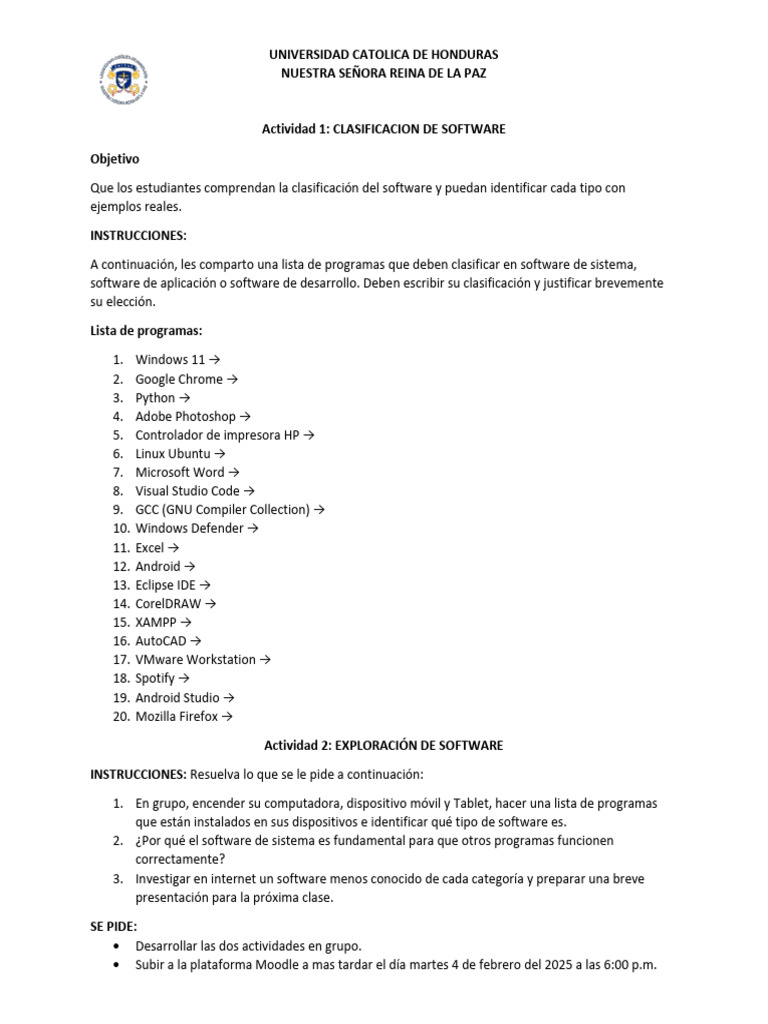 Actividad 3 Computacion, Hardware y Software | PDF