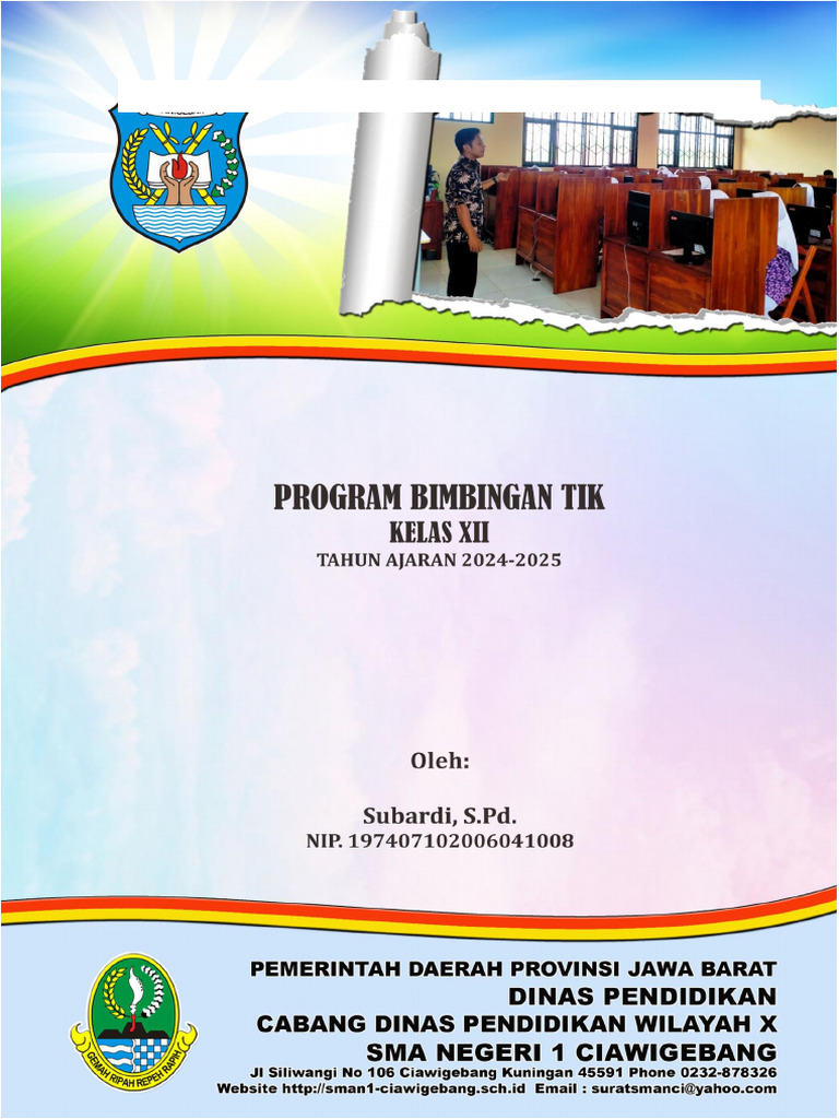 Program TIK SMAN 1 Ciawigebang | PDF