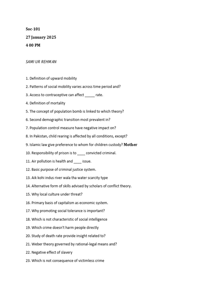 ???101 Current Paper | PDF