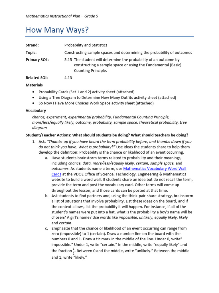 MATH IP | PDF | Probability | Sampling (Statistics)
