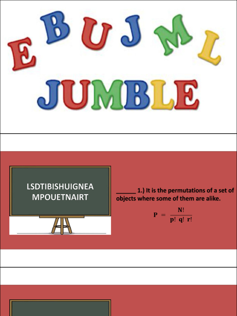 3-Solving-Problems-Involving-Combination-and-Permutation | PDF | Permutation | Mathematics