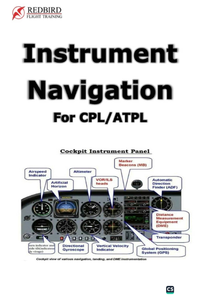 Redbird Instrument Nav - Upgraded CPL Notes | PDF