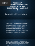 1987 Philippine Constitution Art IX | PDF | Finance & Money Management ...