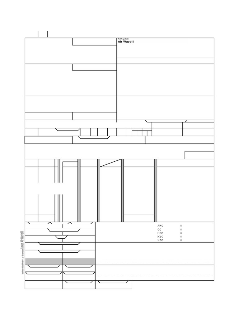 Draft Mawb 978 2140 1940 | PDF | Cargo