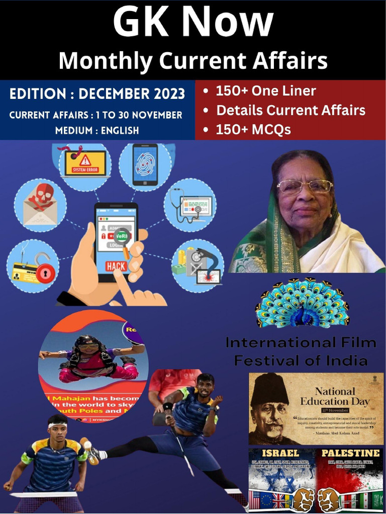 December 2023 Current Affairs Summary | PDF | Climate Change ...