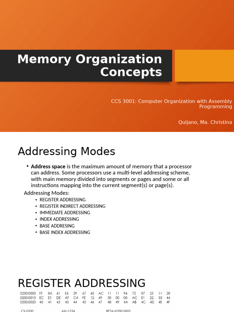 05 - Addressing Modes | PDF