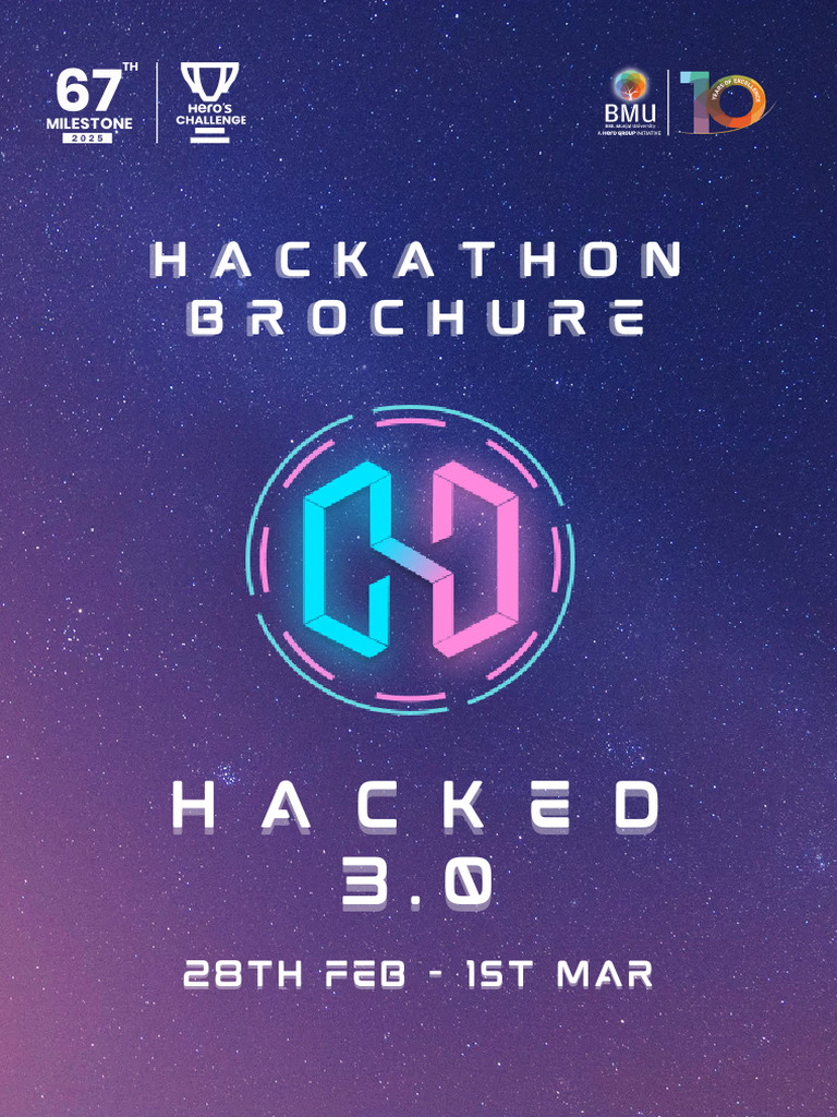 Hacked3.0 Brochure | PDF | Information Technology | Computing