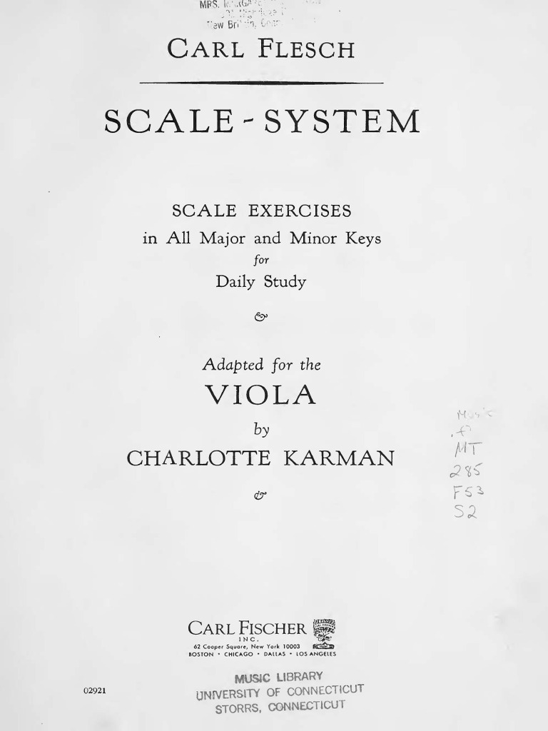 Scale Sytem S Viola | PDF | Viola | Harmony