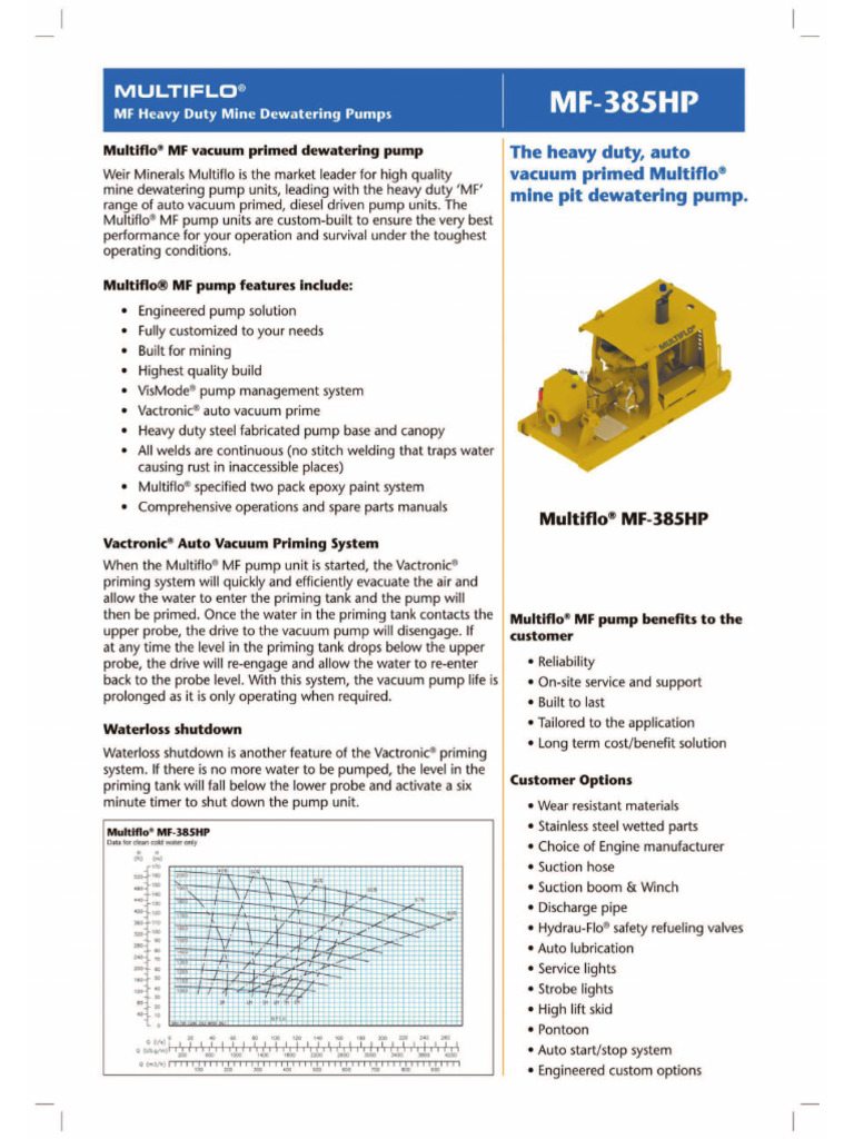 Flyer Multiflo MF385HP | PDF