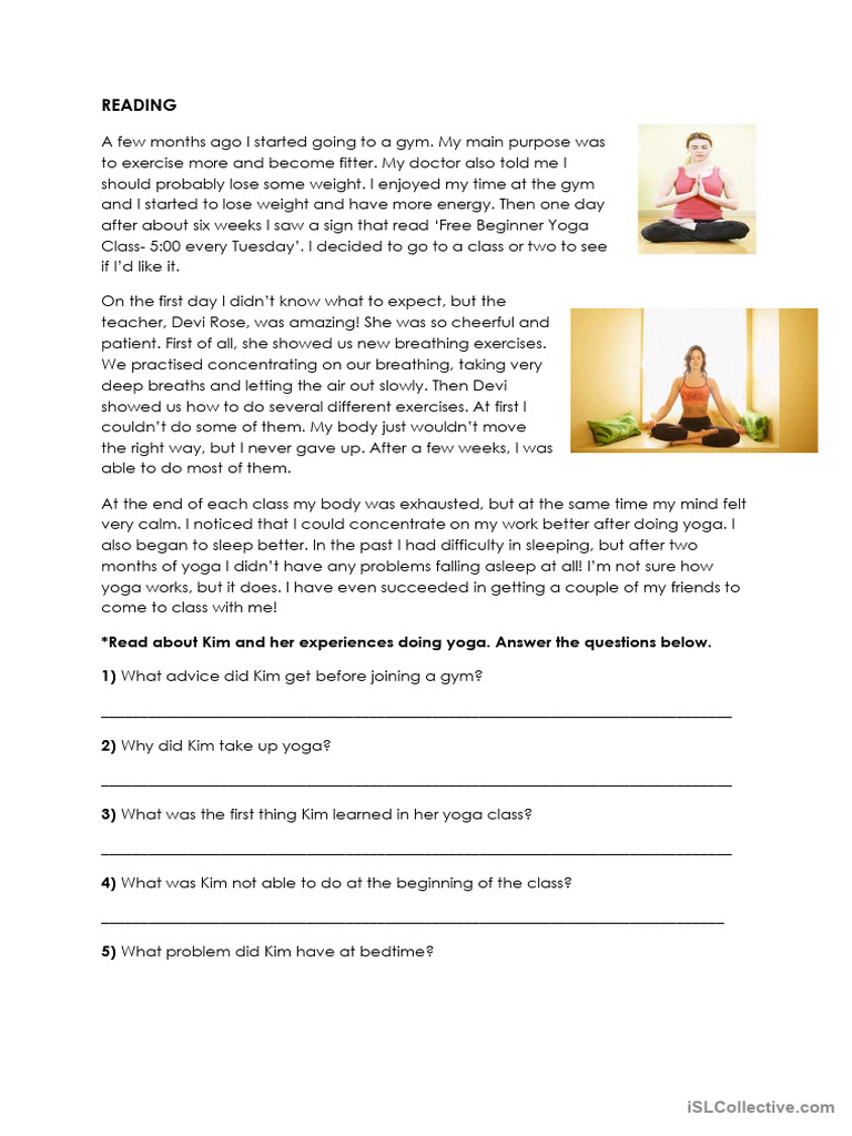 Reading Comprehension Pdf