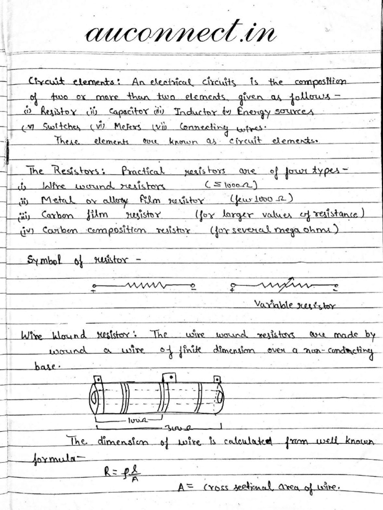 Electronics (A) Notes | PDF
