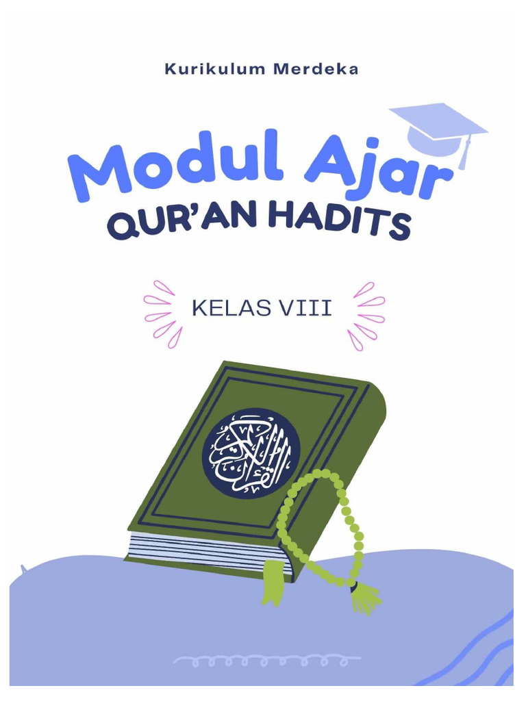 Modul Qur'an Hadits Kelas VIII: Hindari Gaya Hidup Materialistik | PDF