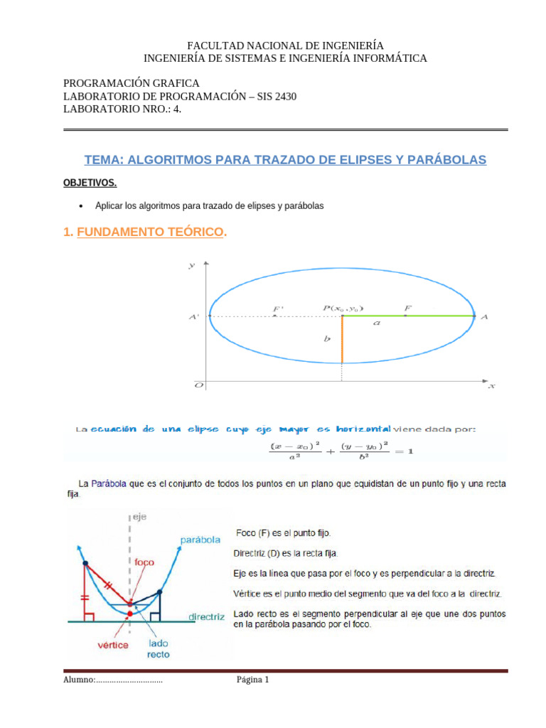 Algoritmos de Trazado de Curvas | PDF | Geometría euclidiana | Matemáticas