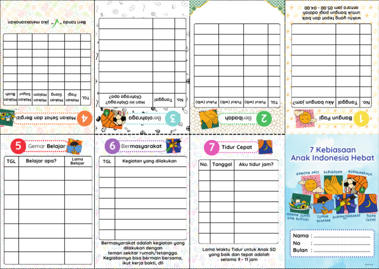 Jurnal Sederhana 7 Kebiasaan Anak Indonesia Hebat (Kristen) - Pak Resta | PDF