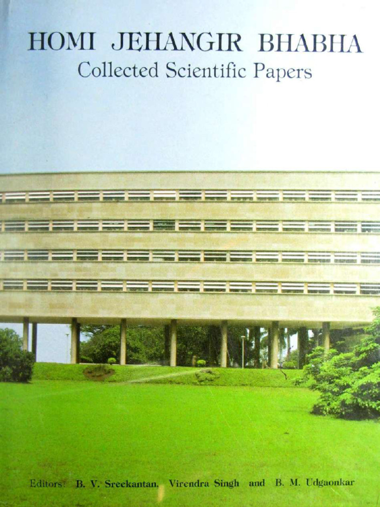 Homi Jehangir Bhabha Collected Scientific Papers Compressed | PDF
