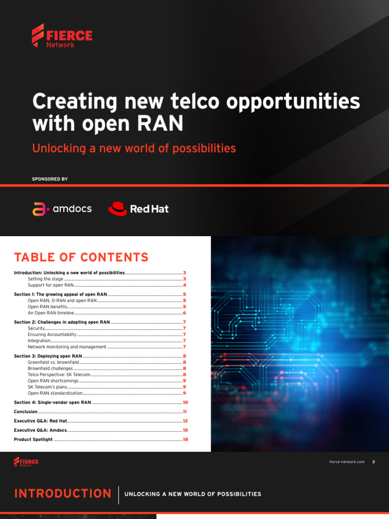 Fierce Network O-RAN Research Report Final | PDF | Interoperability | Innovation