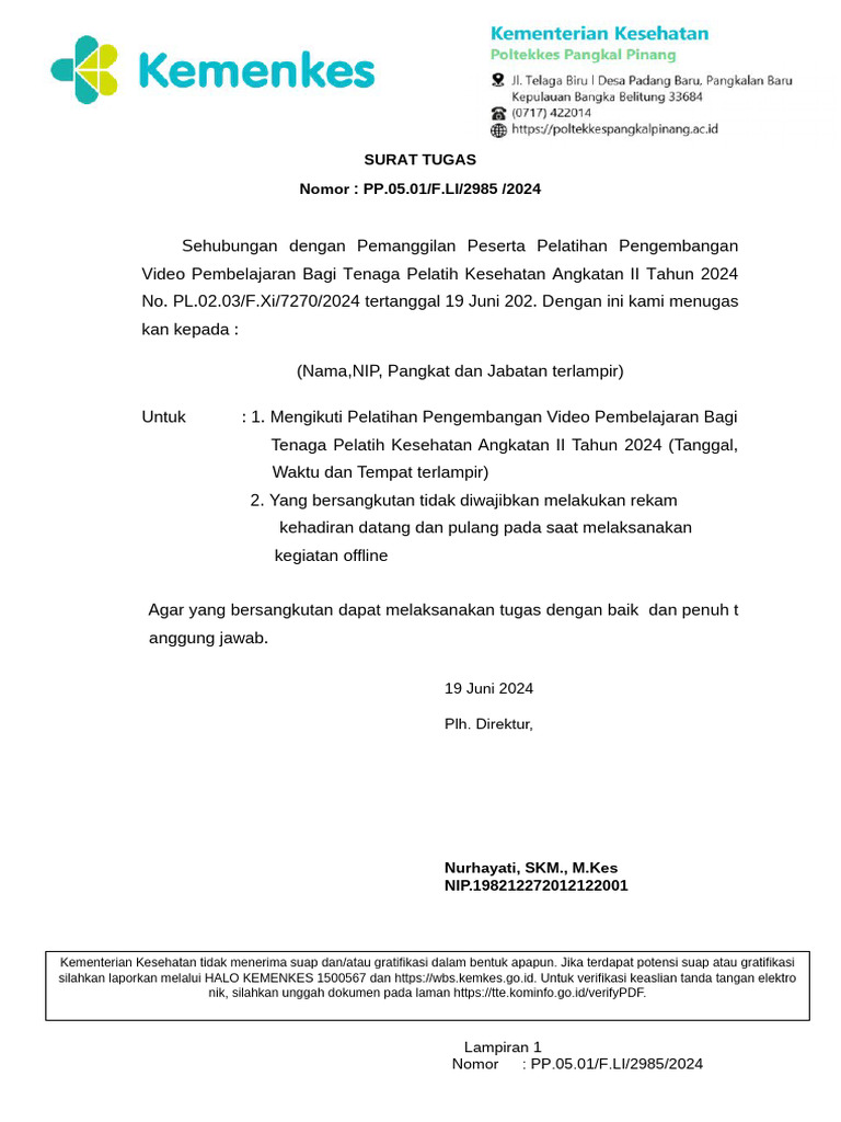 Surtug TPK 2024 | PDF