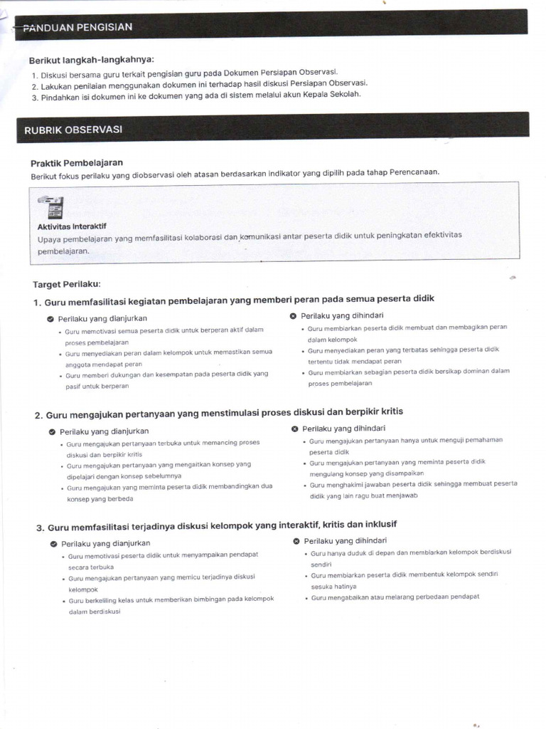 Observasi - Aktivitas Interaksi (Asep Taufik) | PDF