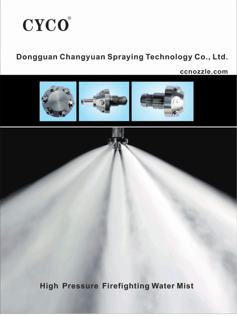 CYCO High Pressure Firefighting Water Mist Nozzle | PDF