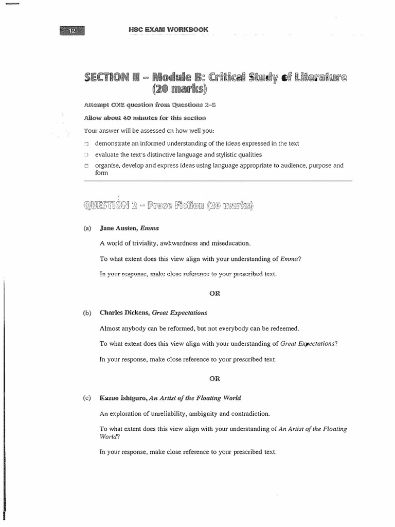 2019 HSC ADV Module B Sample | PDF | Knowledge | Cognition