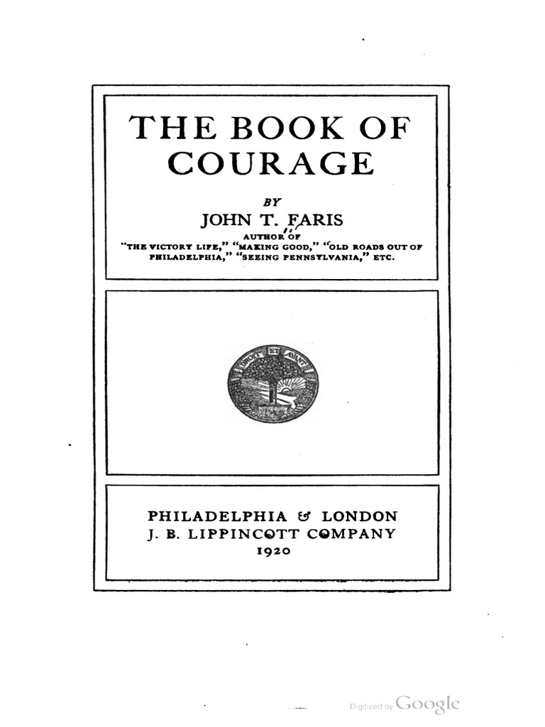 Faris, John Thomson, The Book of Courage | PDF | Anthracite