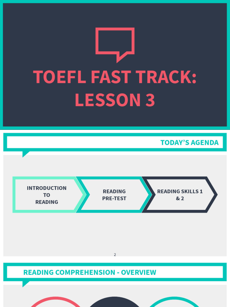 TOEFL Reading Skills Overview Guide | PDF