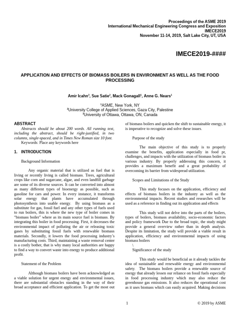 Asme Org Template (1) | PDF | Boiler | Fuels